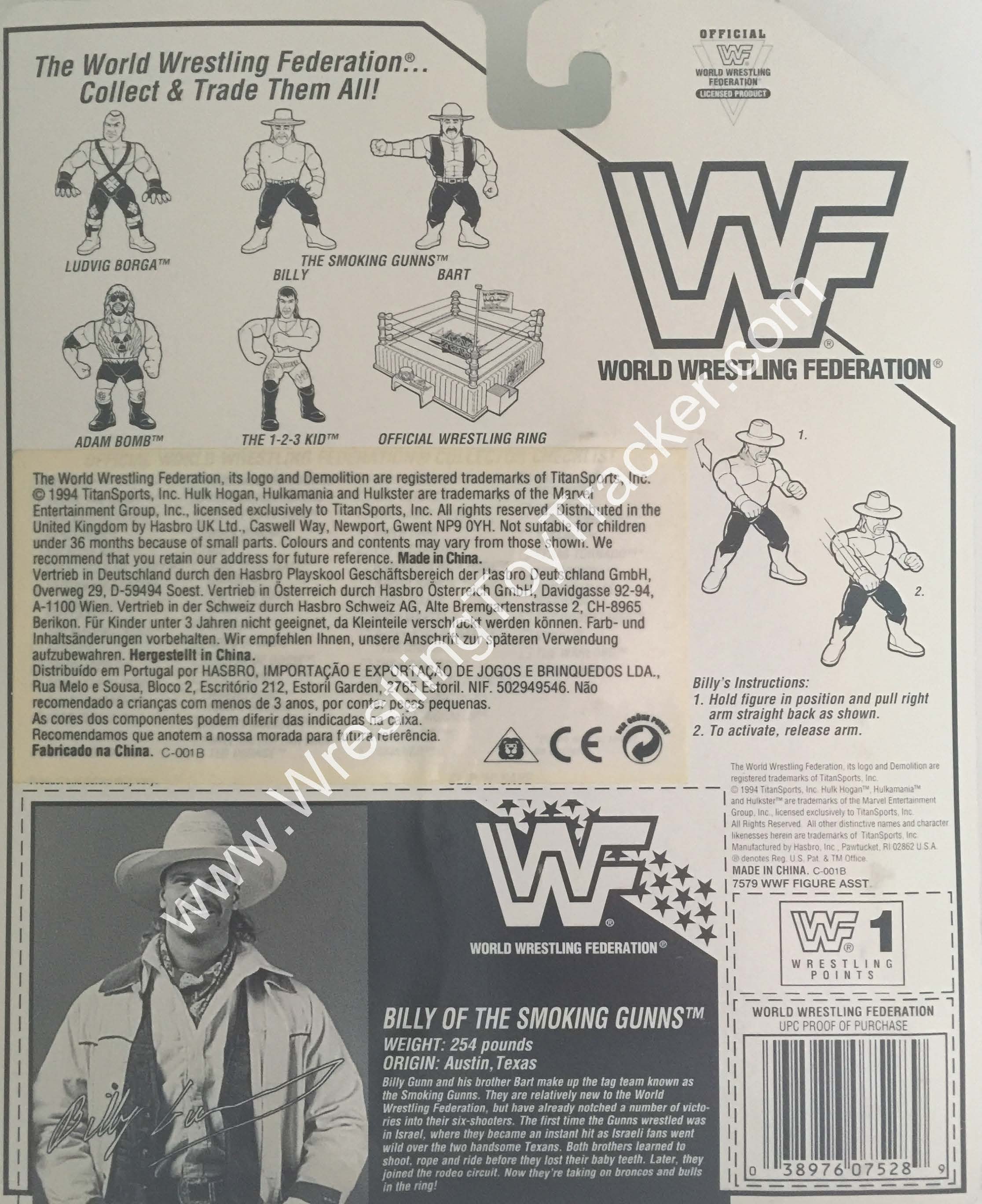 Wwf Hasbro Series 11 Billy Gunn — Wrestling Toy Tracker Wtt