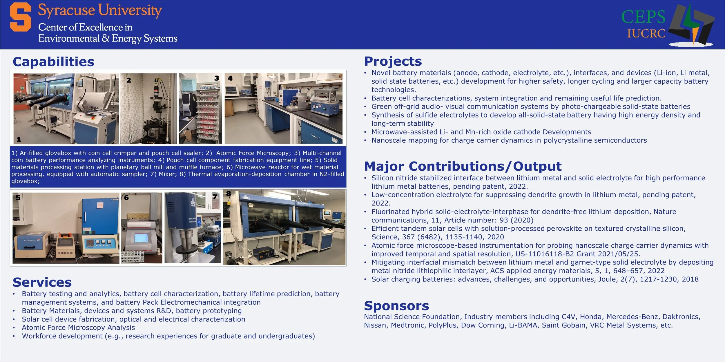 University Site Technologies — CEPS