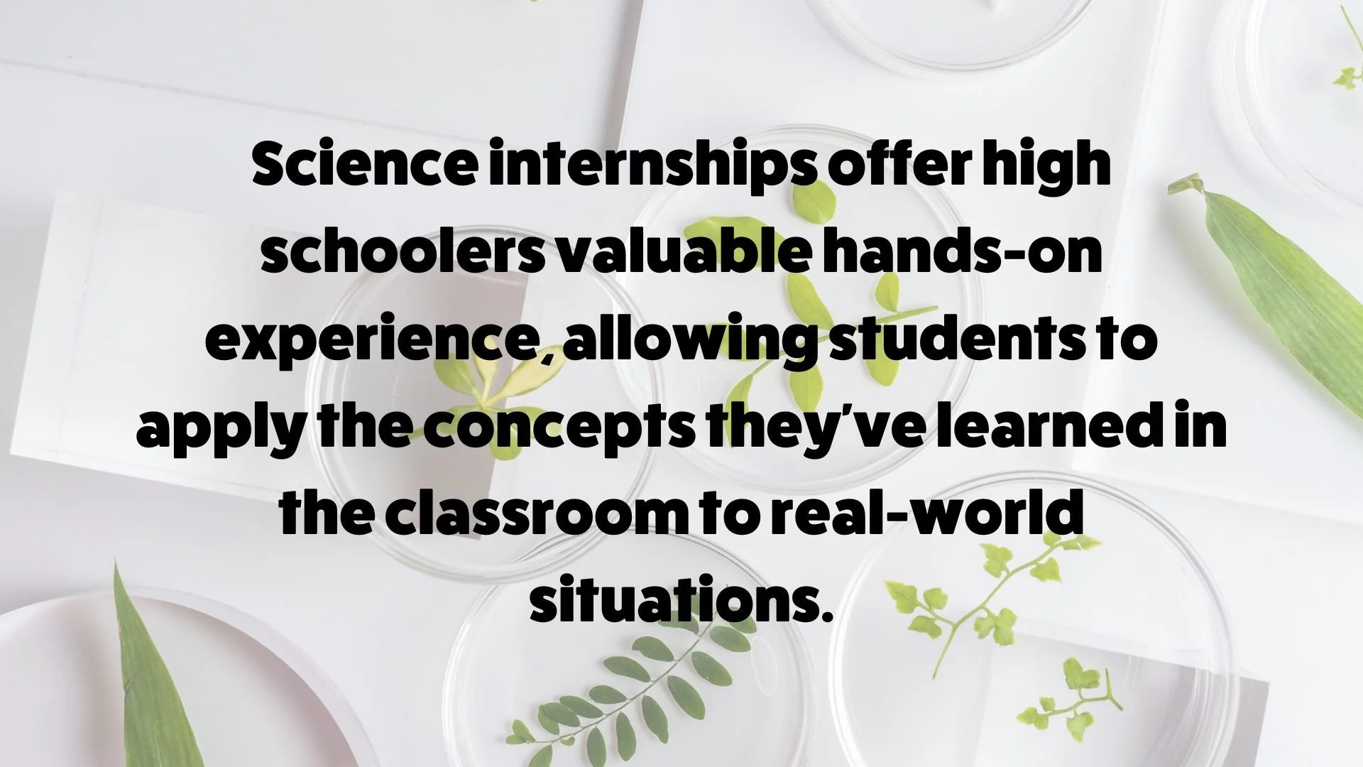30 Science Internships for High School Students in 2023 — Inspirit AI