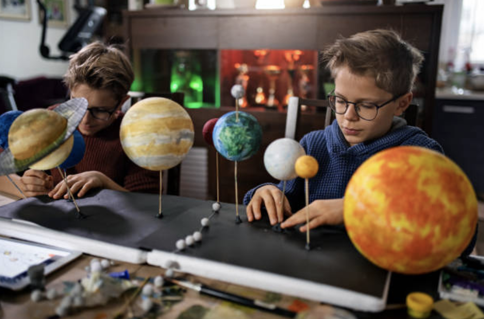 How To Make A Solar System Model For Science Exhibition