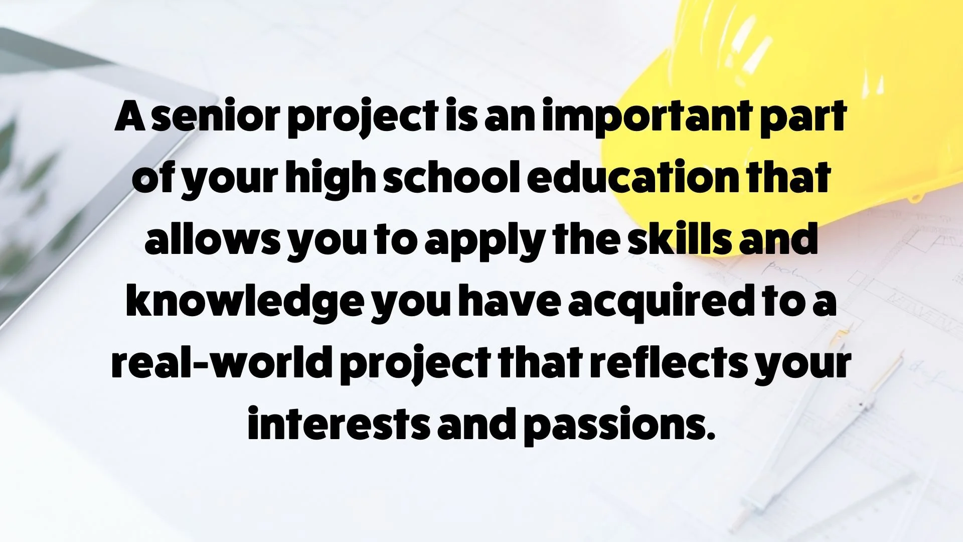 50 Senior Project Ideas: How to Get Started with a Senior Project as a ...
