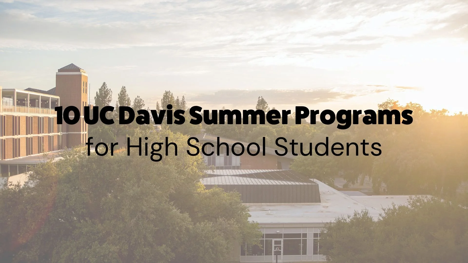 Uc Davis Campus Life