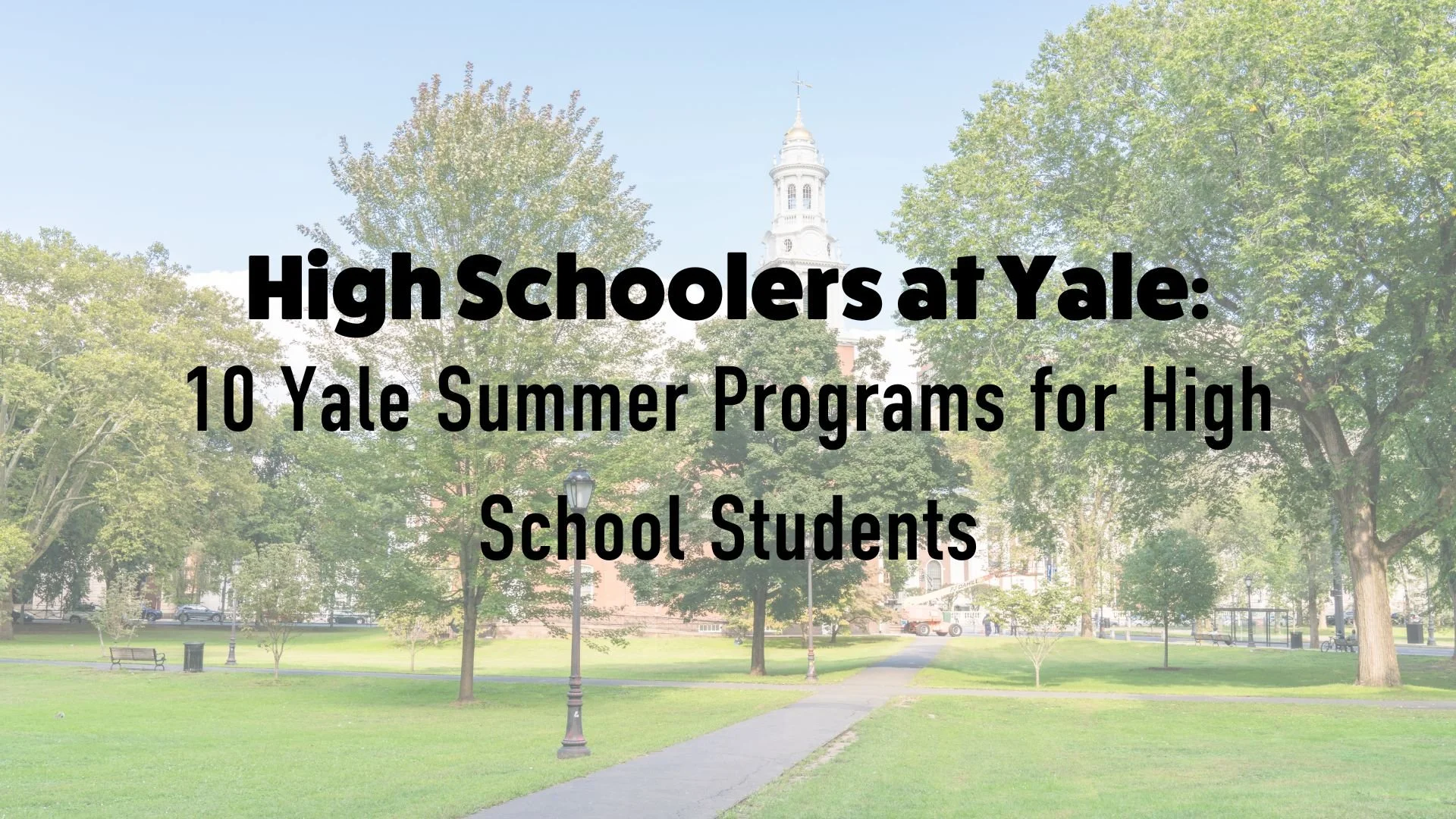 10 Yale Summer Programs For High School Students In 2023 Inspirit AI