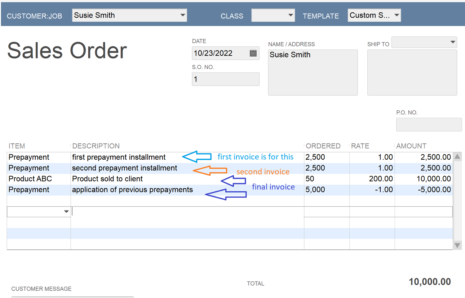 QuickBooks Desktop: Handling Prepayments or Deposits for Customers and ...