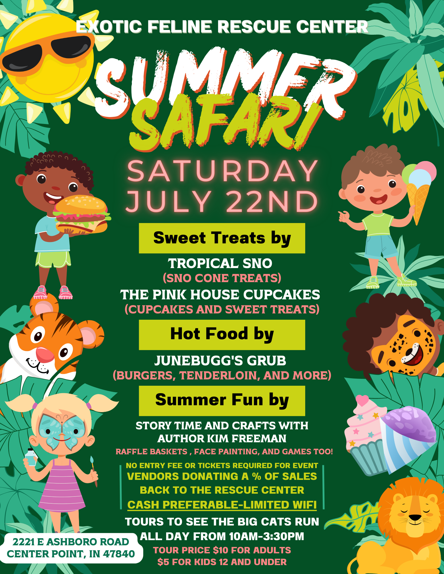 Summer Safari — Exotic Feline Rescue Center
