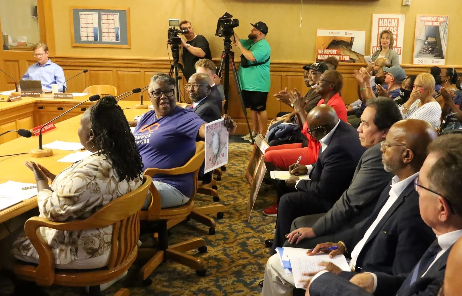 CG leaders and residents of the Housing Authority of the City of ...
