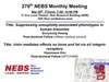 270th NEBS monthly meeting — New England Bioscience Society