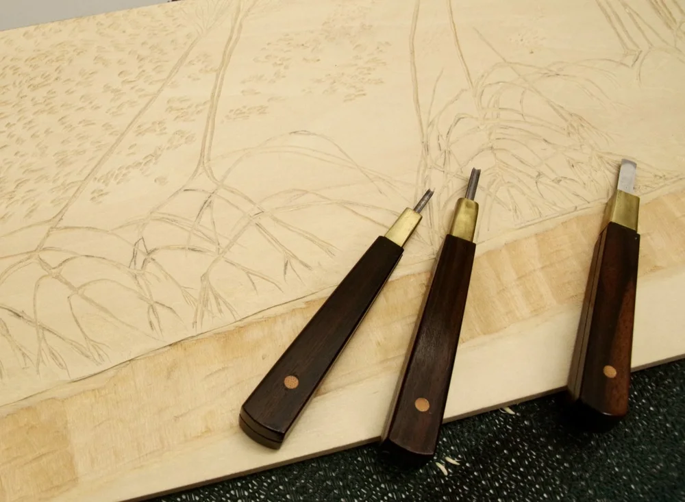 Woodblock — Jacqueline Gribbin