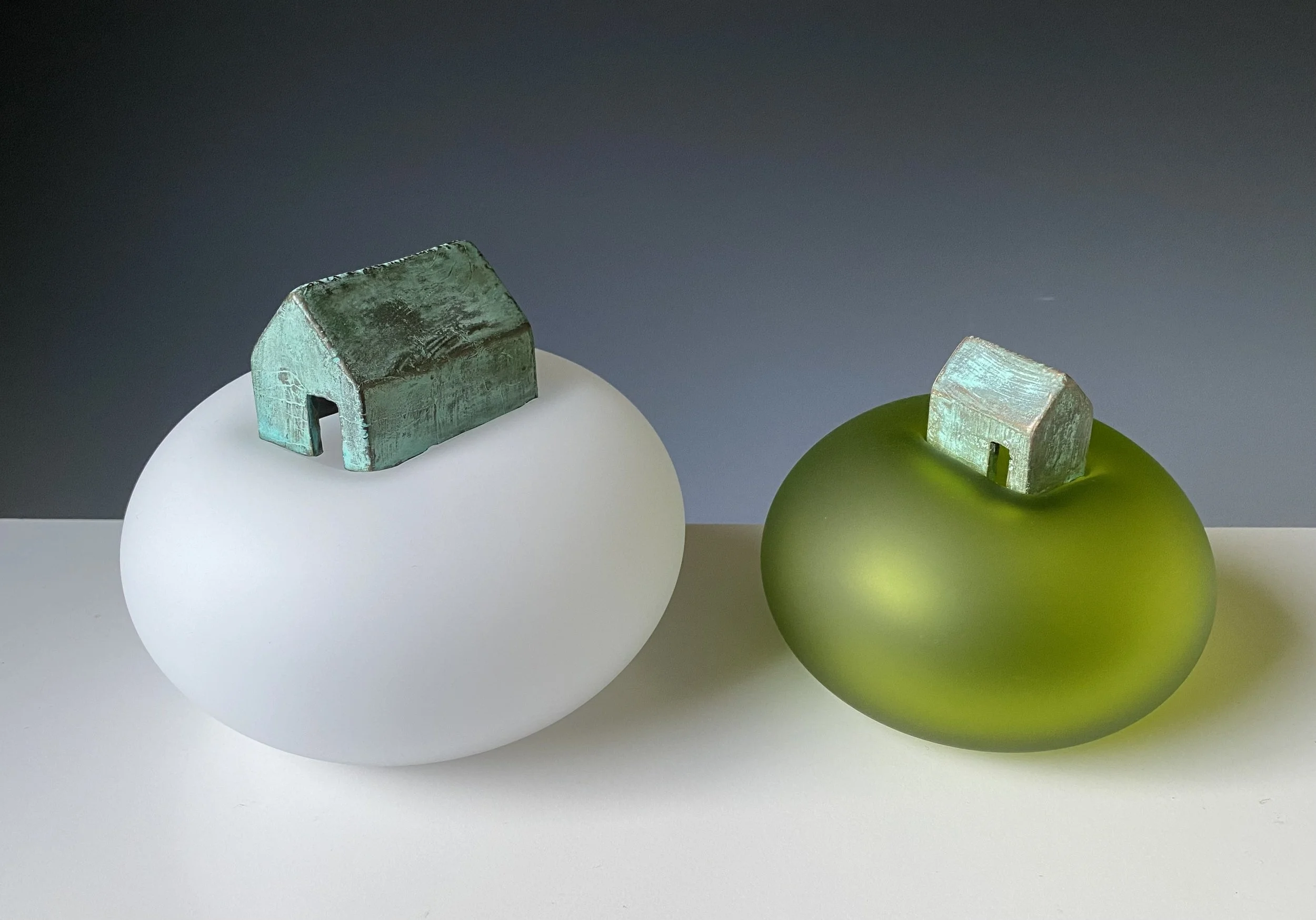 Jen Violette Glass Sculpture — Schantz Galleries Contemporary Glass