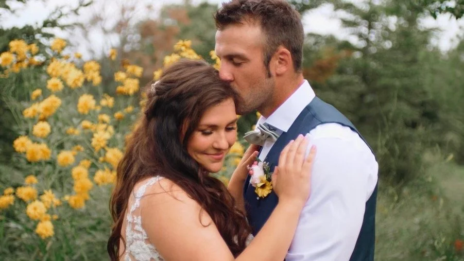 A Wildflower Field Wedding Backdrop in Minnesota — Adler Ranch