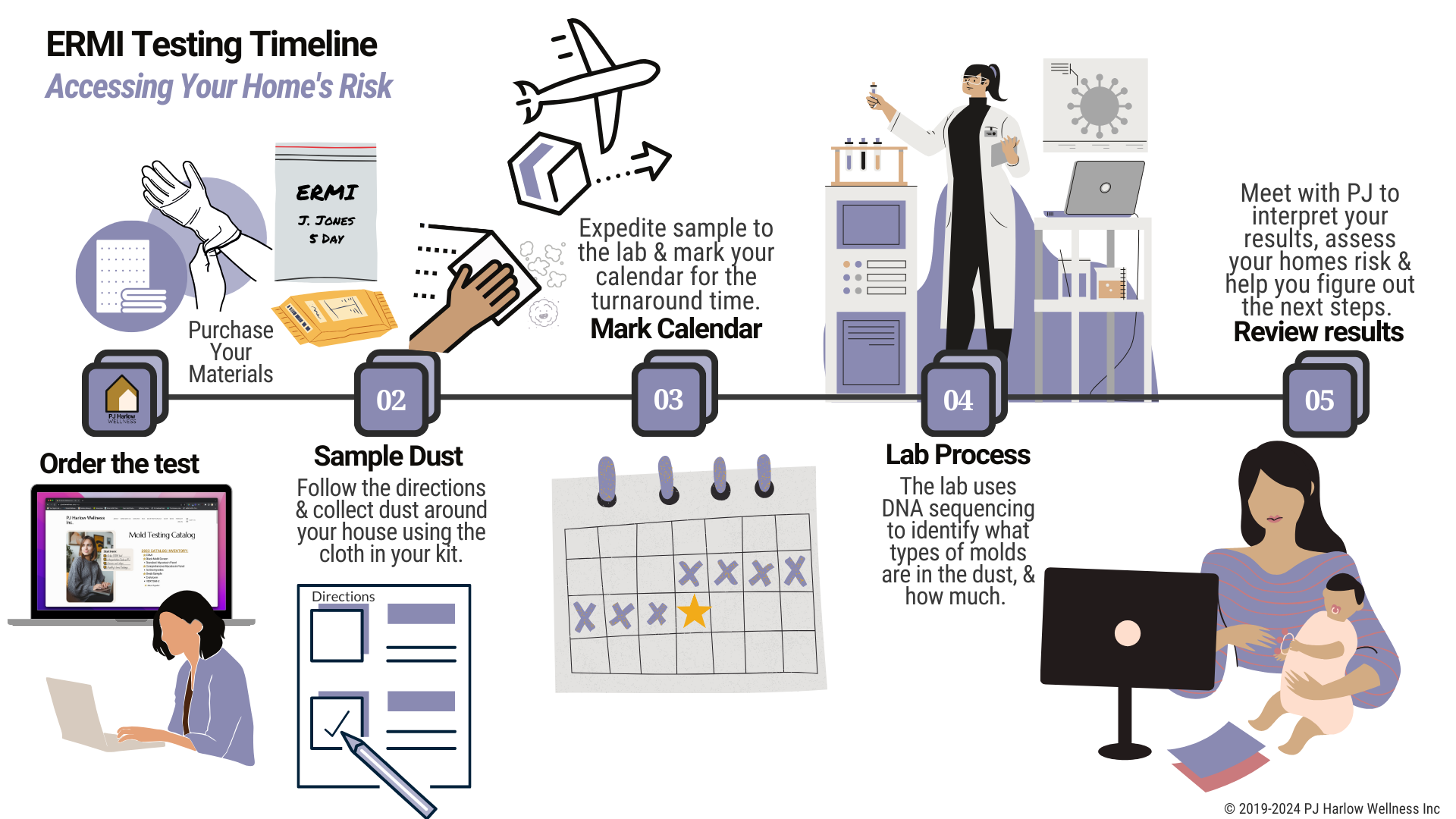 PJ Harlow Wellness — ERMI Dust Test (DNA)