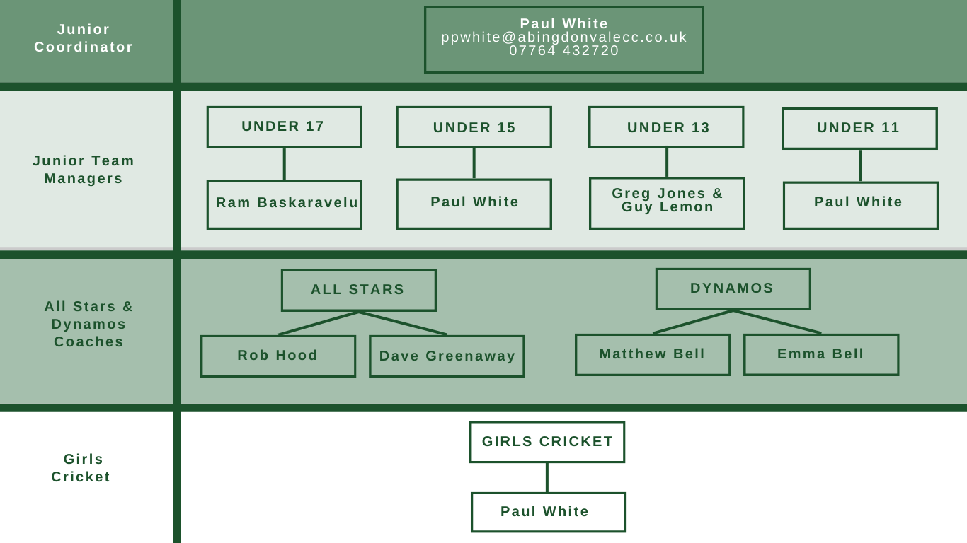 Junior Cricket — Abingdon Vale CC