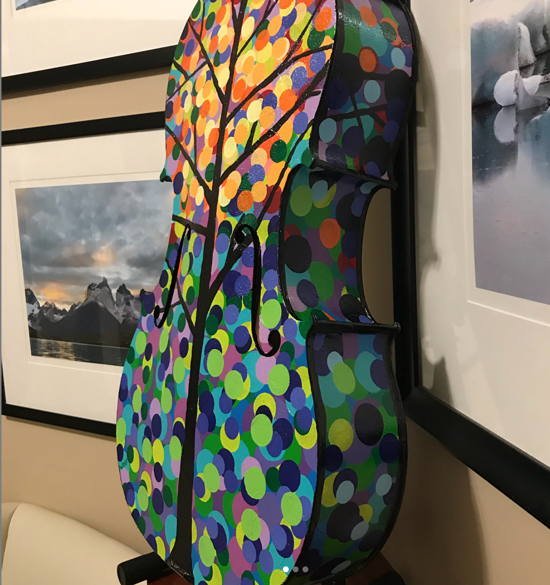 Wendy Hatala Foley's Painted Musical Instruments — Foley Music and Arts