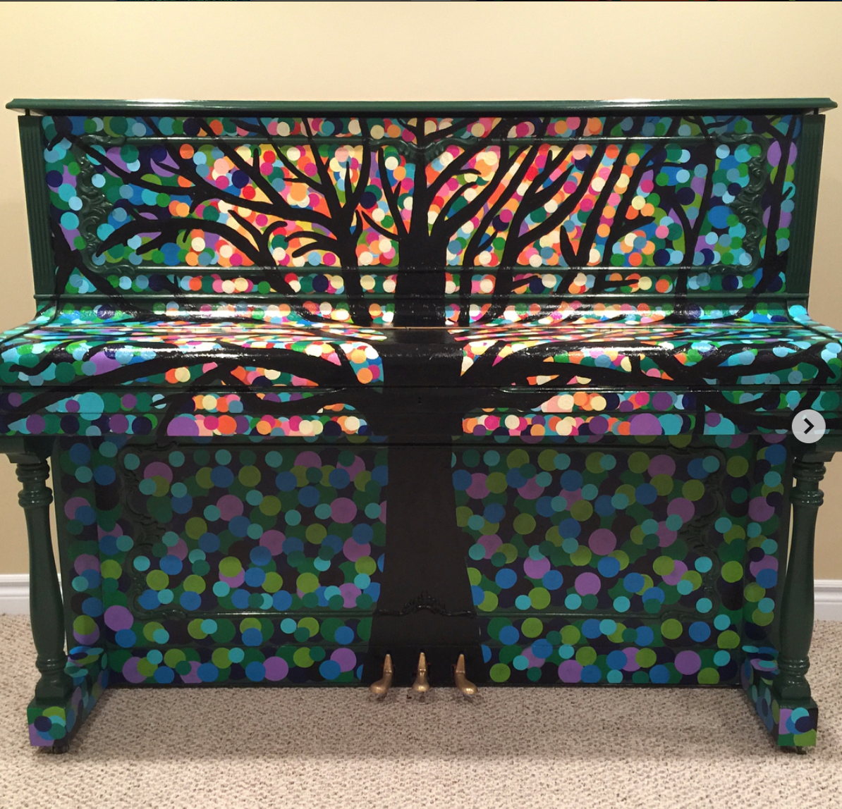 Wendy Hatala Foley's Painted Musical Instruments — Foley Music and Arts