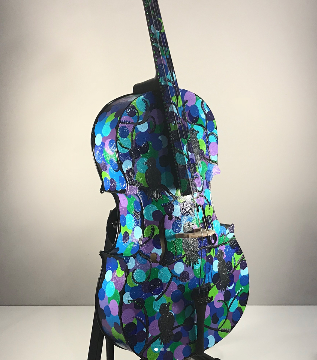 Wendy Hatala Foley's Painted Musical Instruments — Foley Music and Arts