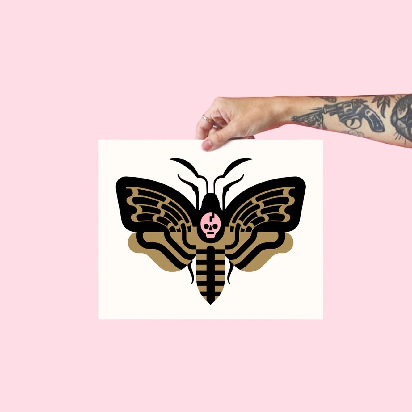 Death Moth Print — Mood Studio