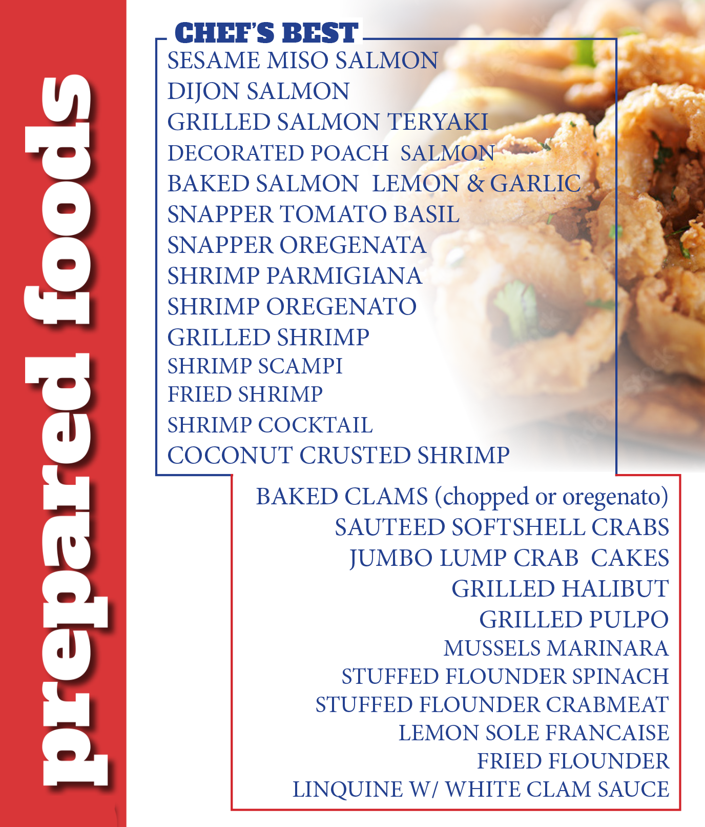 Menus — Syosset Seafood