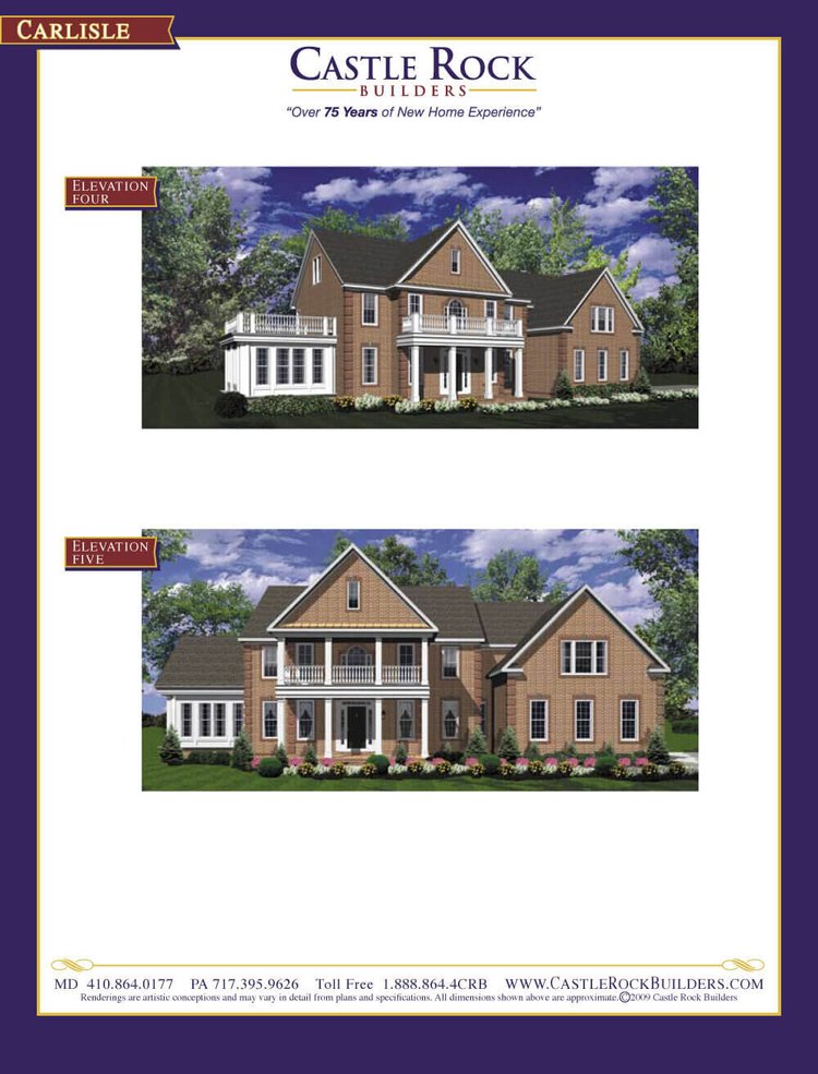 Castle Rock Builders Carlisle Plan 3869 sq ft 4 Bed 5 Bath — Custom ...