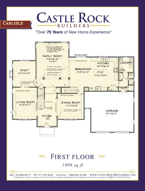 Castle Rock Builders Carlisle Plan 3869 sq ft 4 Bed 5 Bath — Custom ...