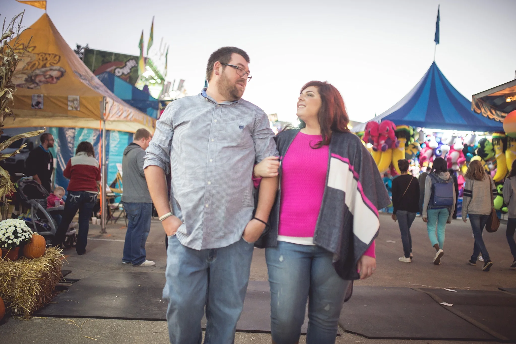 Ashley & EJ - NC State Fair Engagement Session - Raleigh NC ...