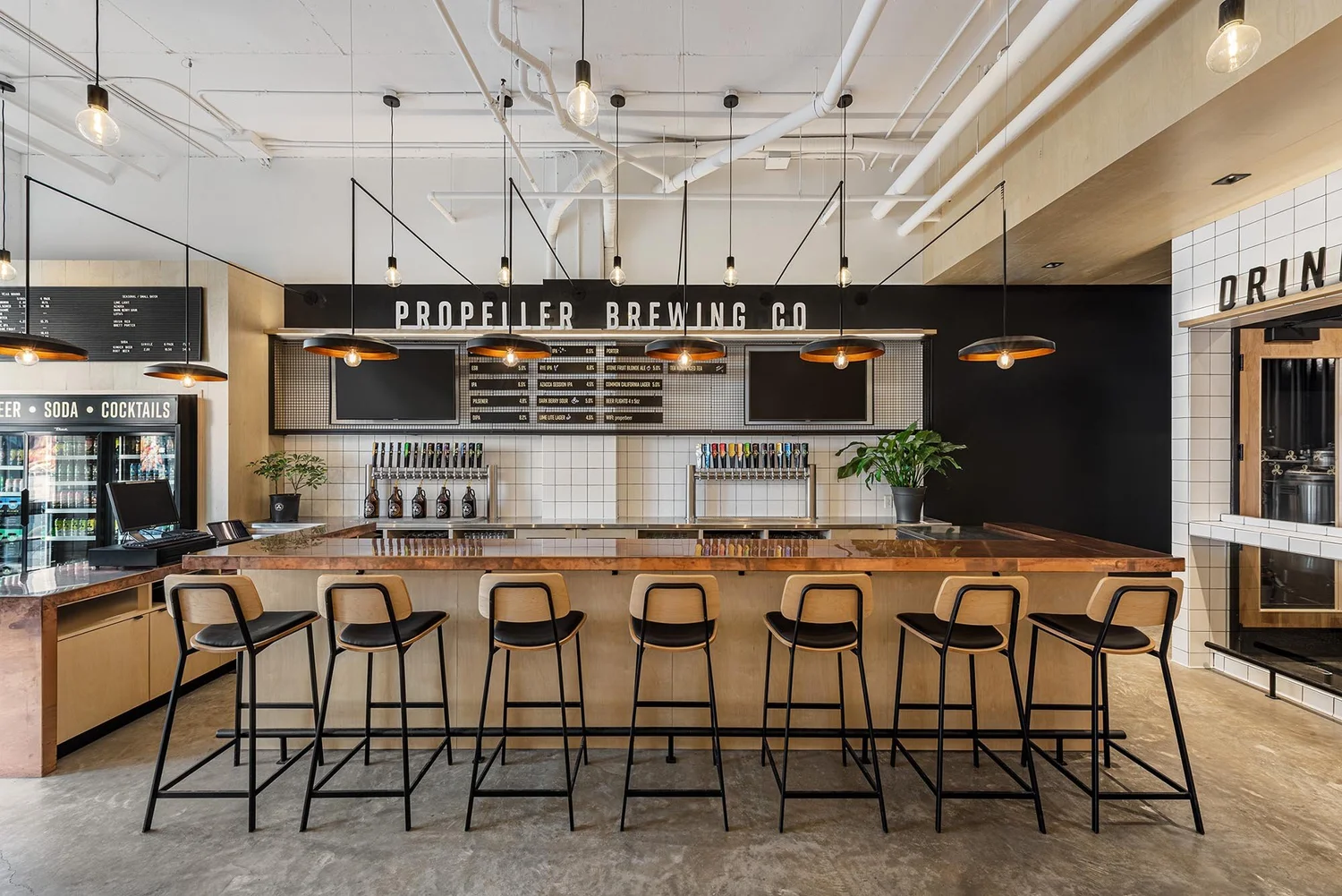 Brewery Interior Design | Propeller Brewing — D360 Inc.