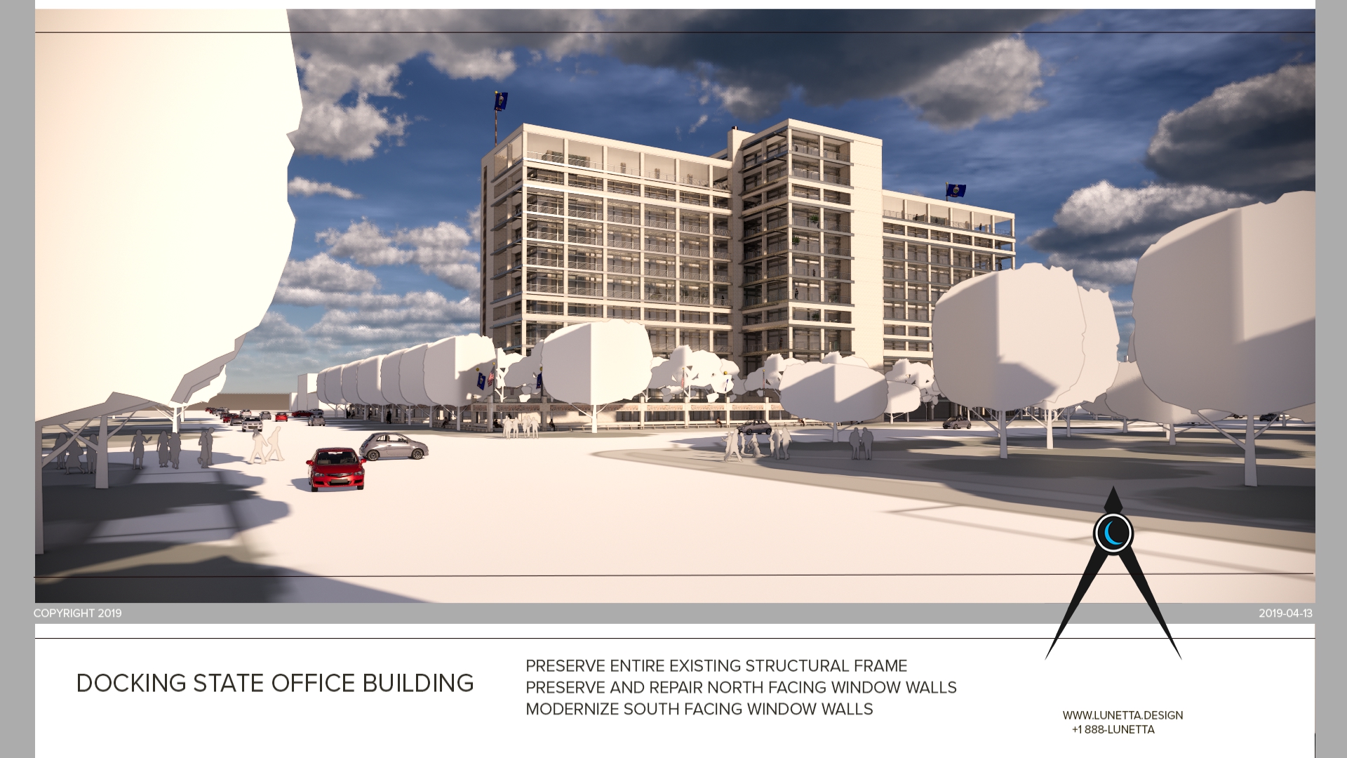 New Design for Docking State Office Building — lunetta.design
