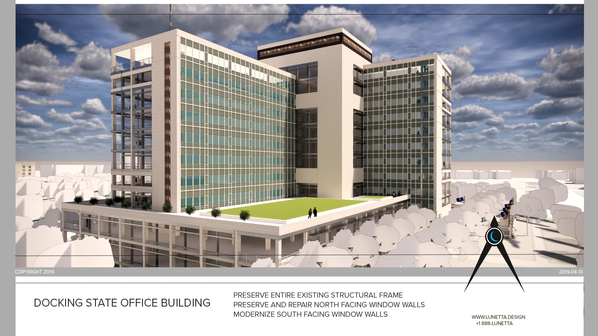 New Design for Docking State Office Building — lunetta.design
