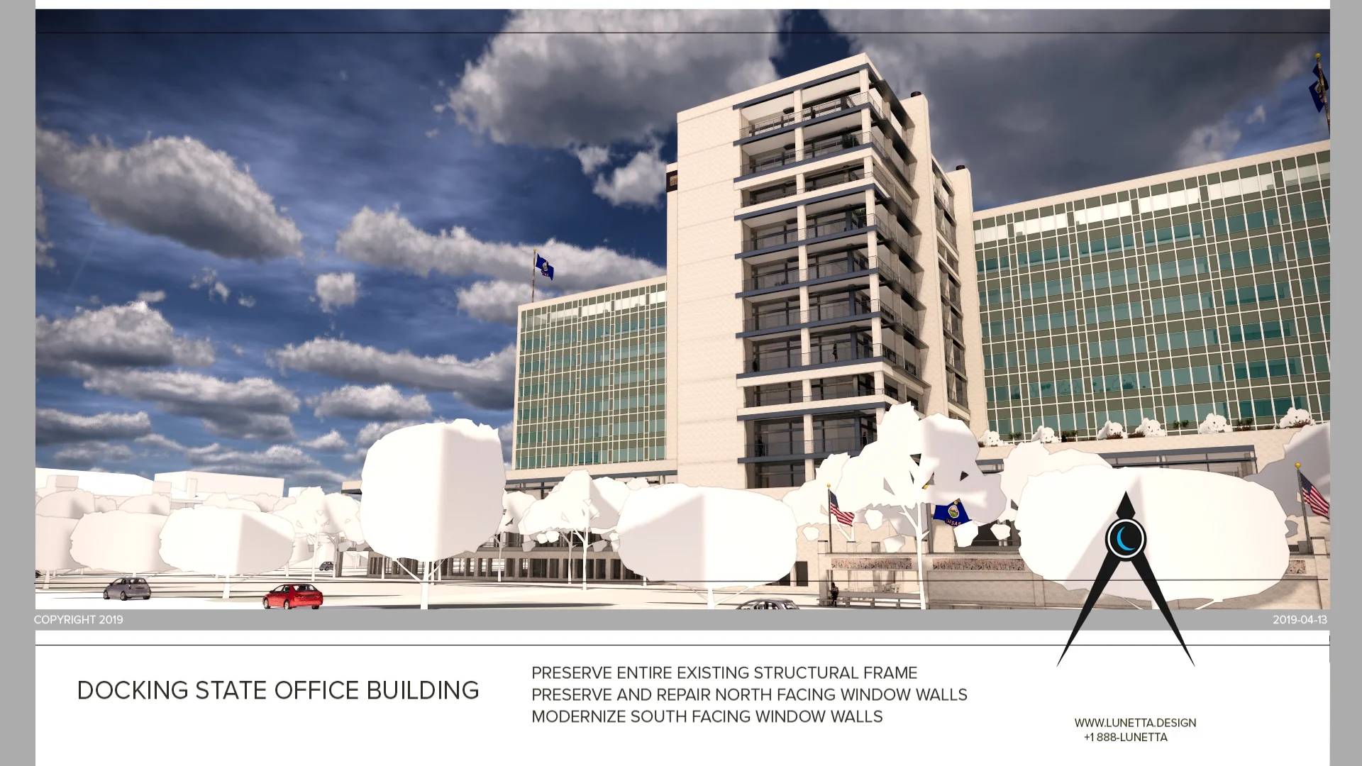 New Design for Docking State Office Building — lunetta.design