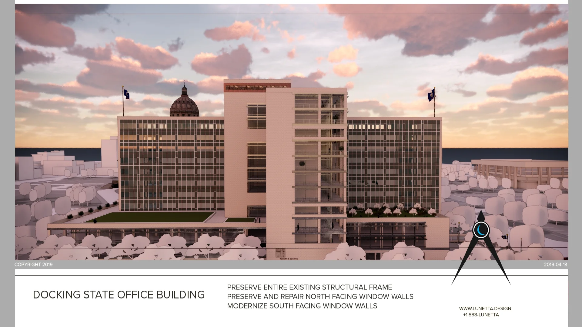 New Design for Docking State Office Building — lunetta.design