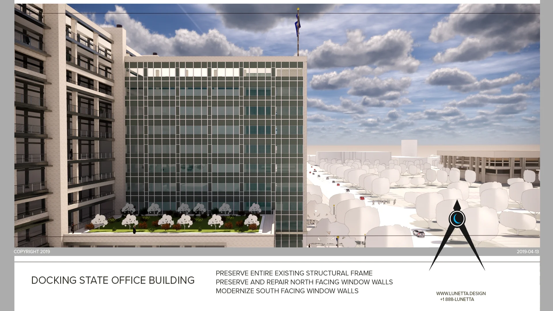 New Design for Docking State Office Building — lunetta.design
