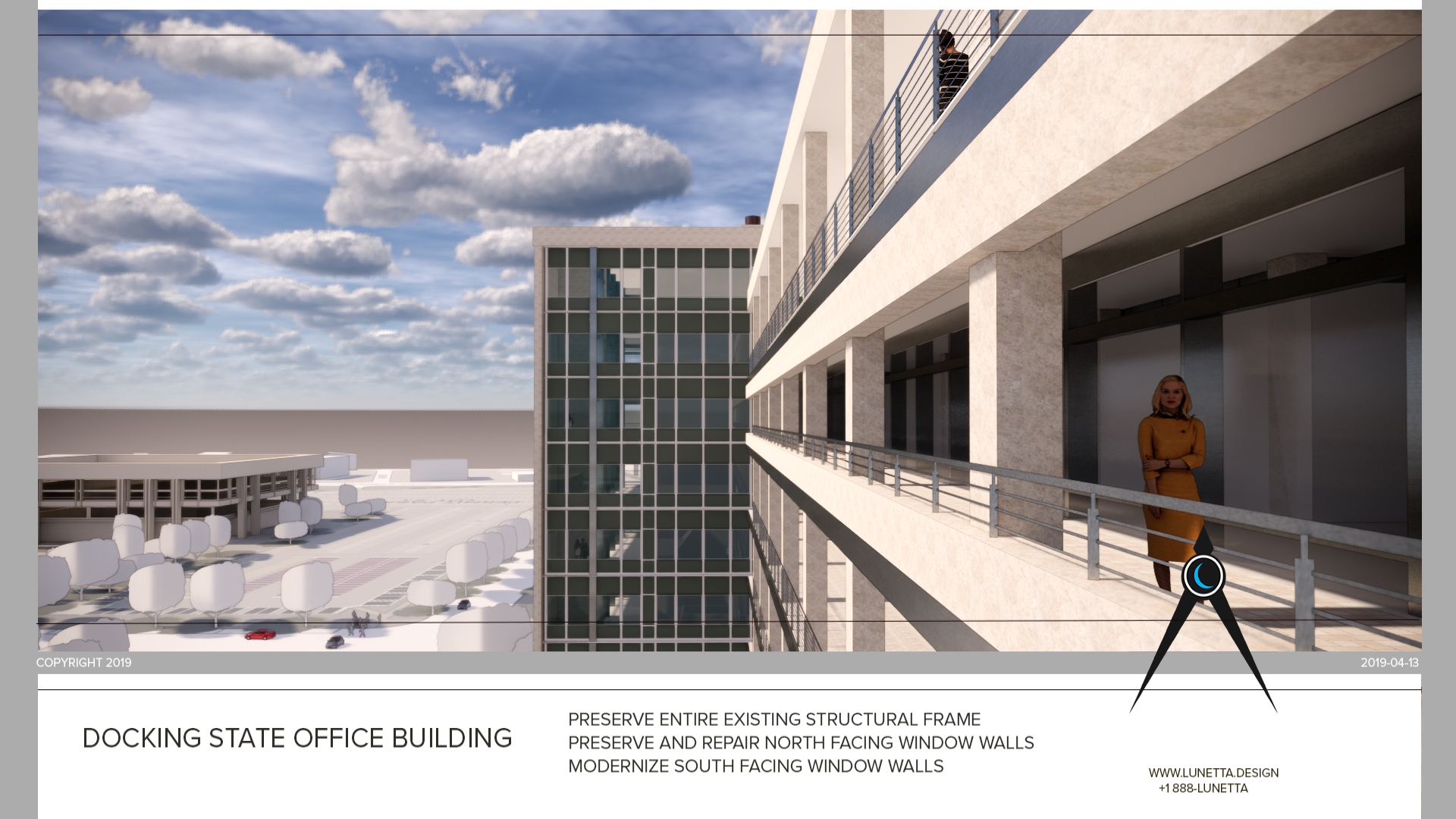 New Design for Docking State Office Building — lunetta.design