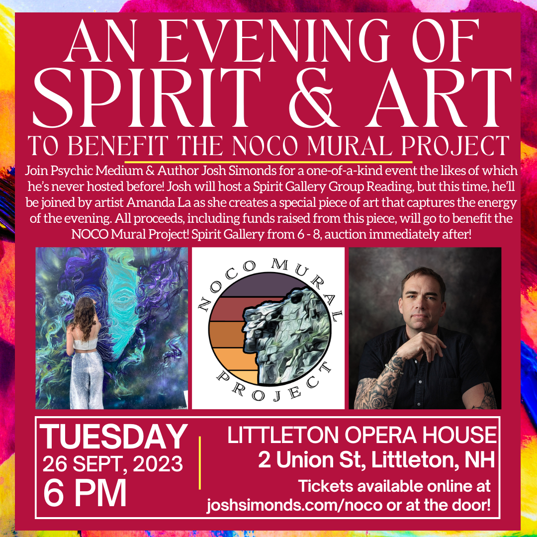 "An Evening with Spirit" to Benefit the NOCO Mural Project! — Josh ...