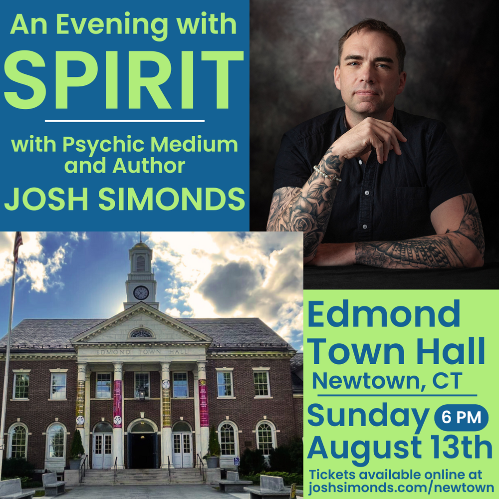 An Evening With Spirit At The Edmond Town Hall — Josh Simonds