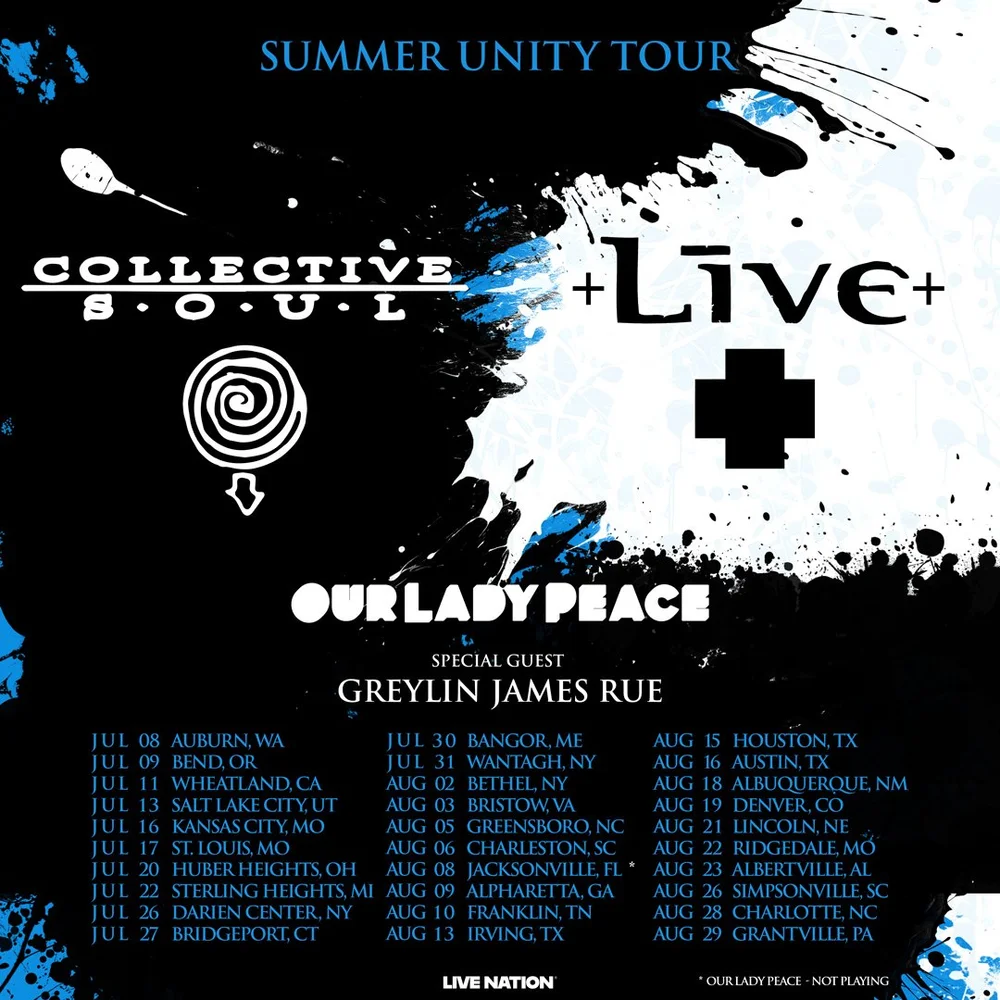 US Tour w/Collective Soul & Live — Our Lady Peace