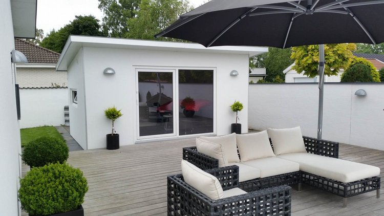 Friggebod med öppen planlösning från easy-house