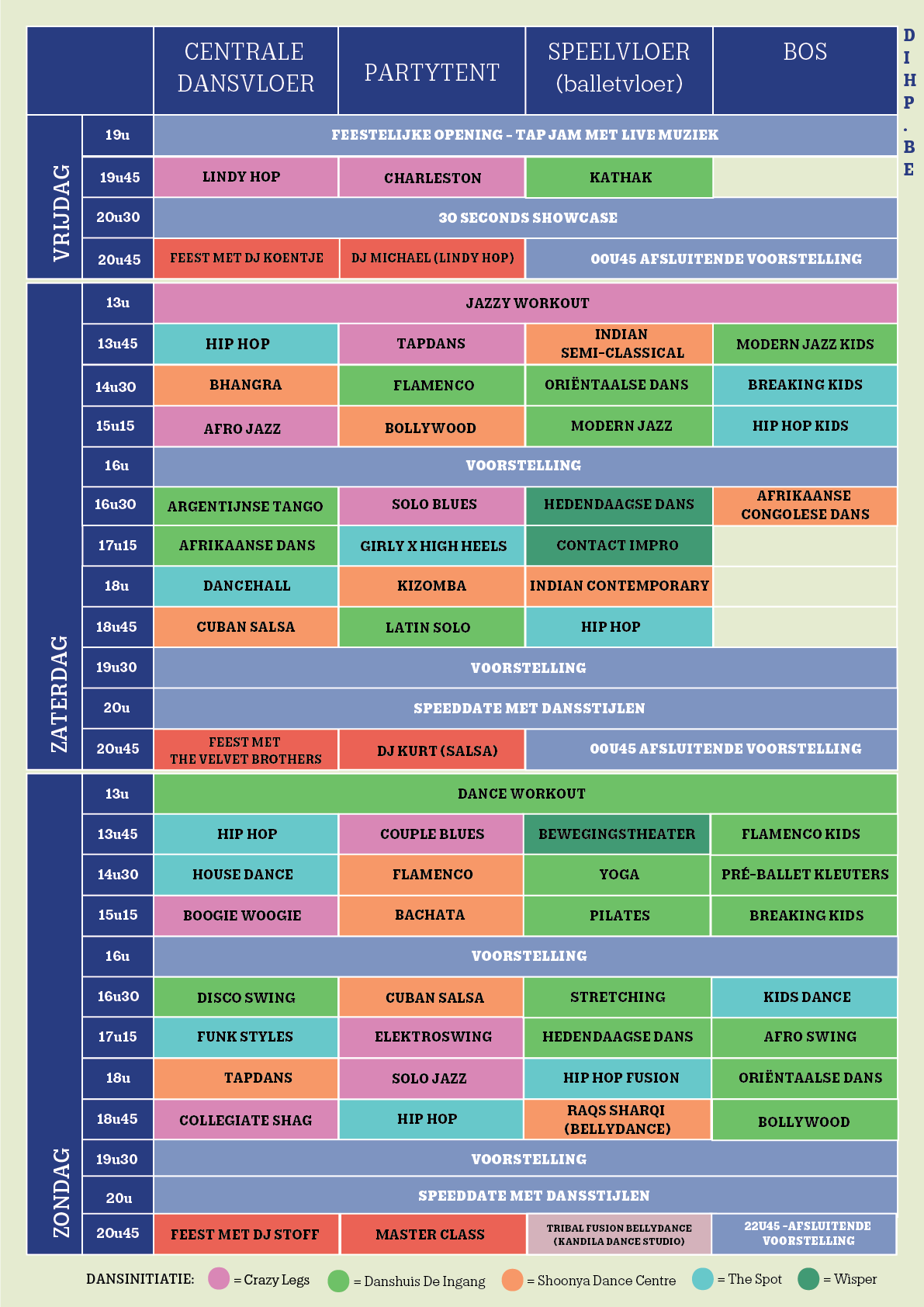Programma — Dansen in 't Park