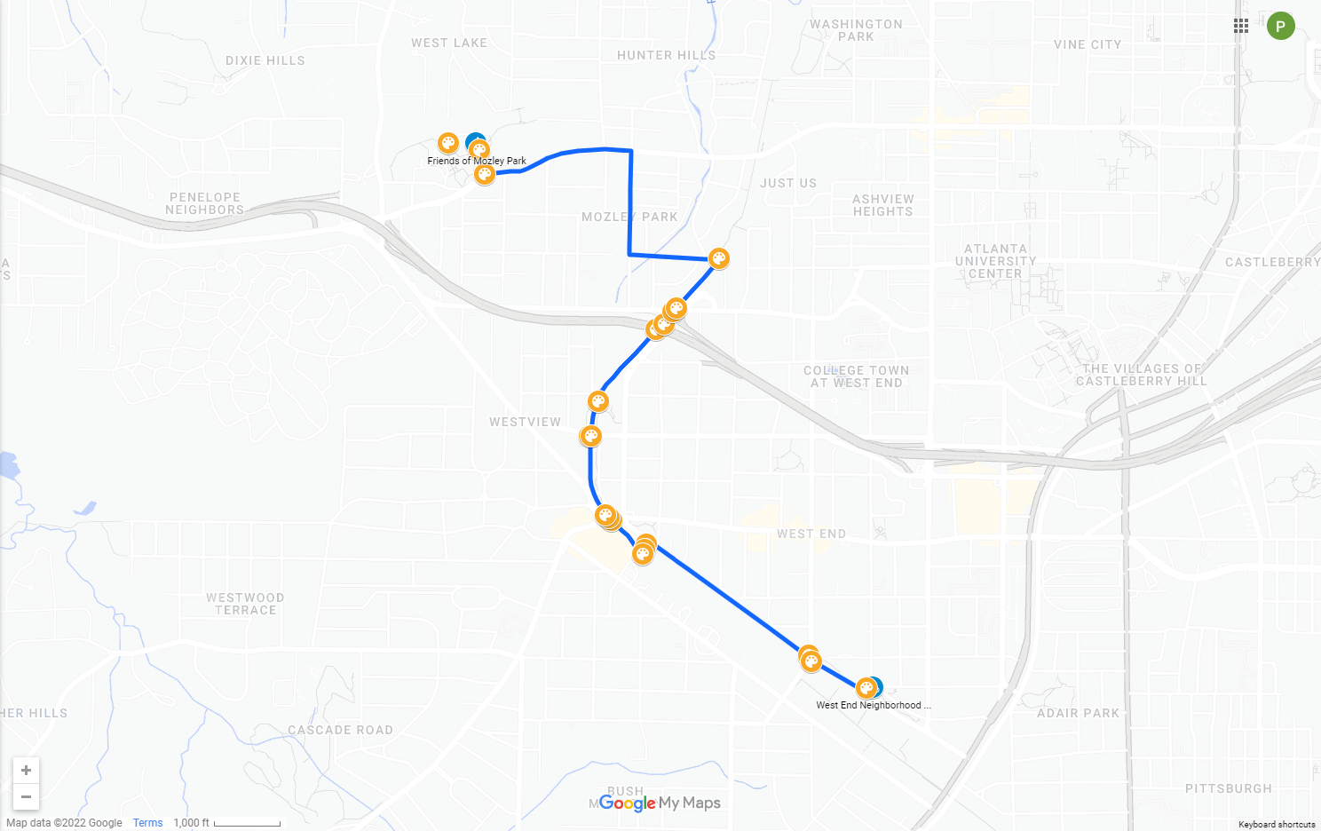 Bike Route Art — Atlanta Department of City Planning