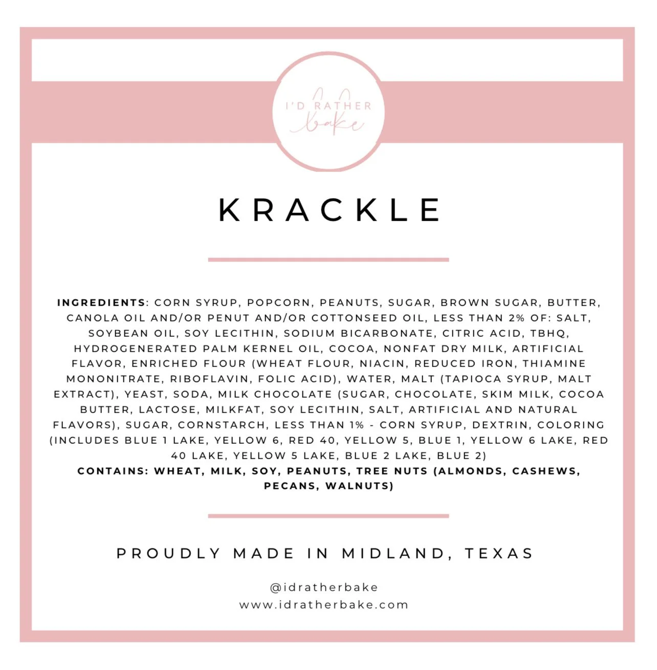 I'd Rather Bake | Sarah Babbel | Gourmet Treats | Small Batch | Cakes ...