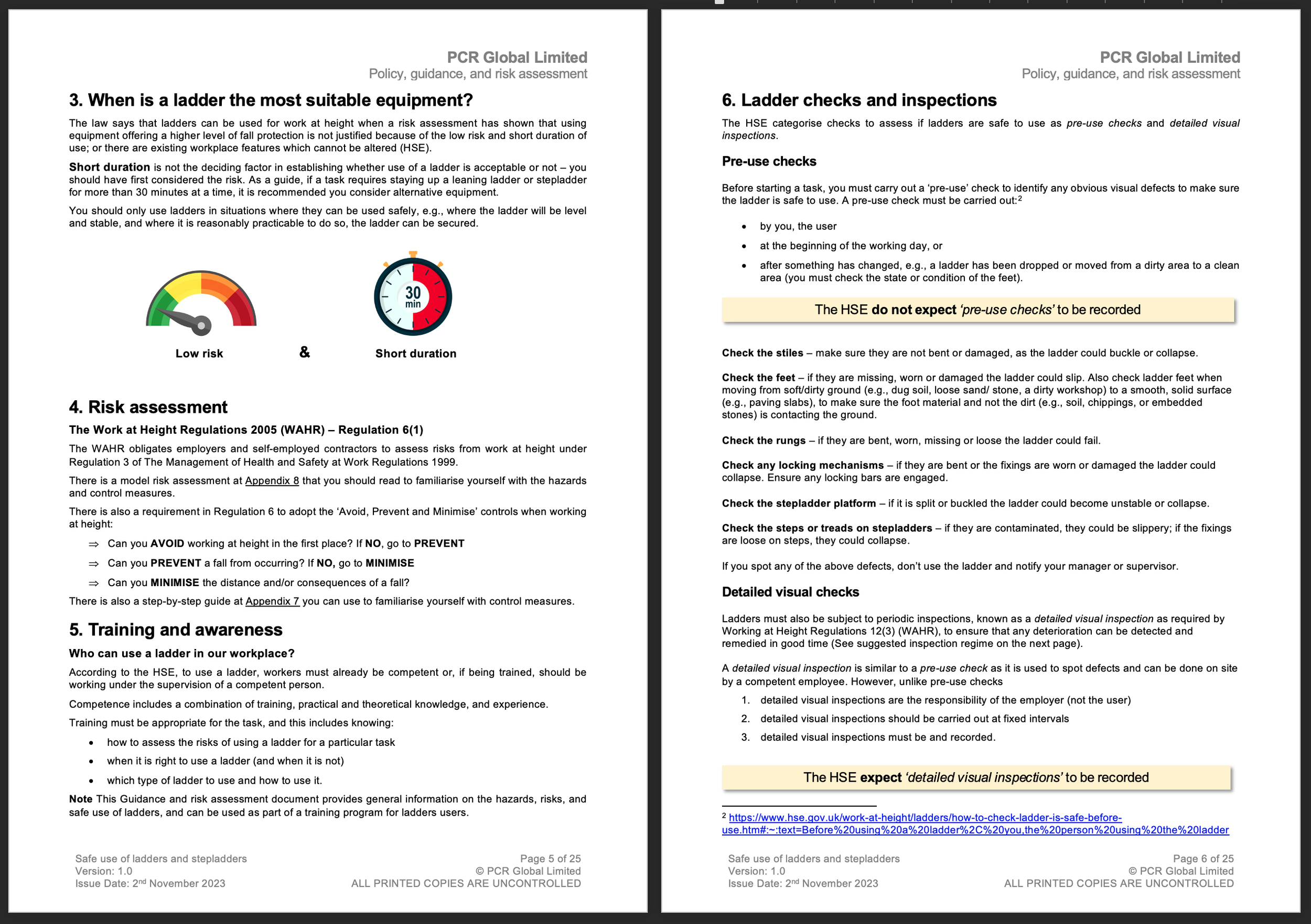 PCR Global | Construction Dust Pack | MS Word