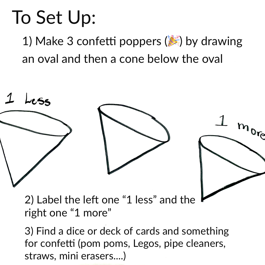 New Year's Confetti Poppers — Counting With Kids | Early Math Help