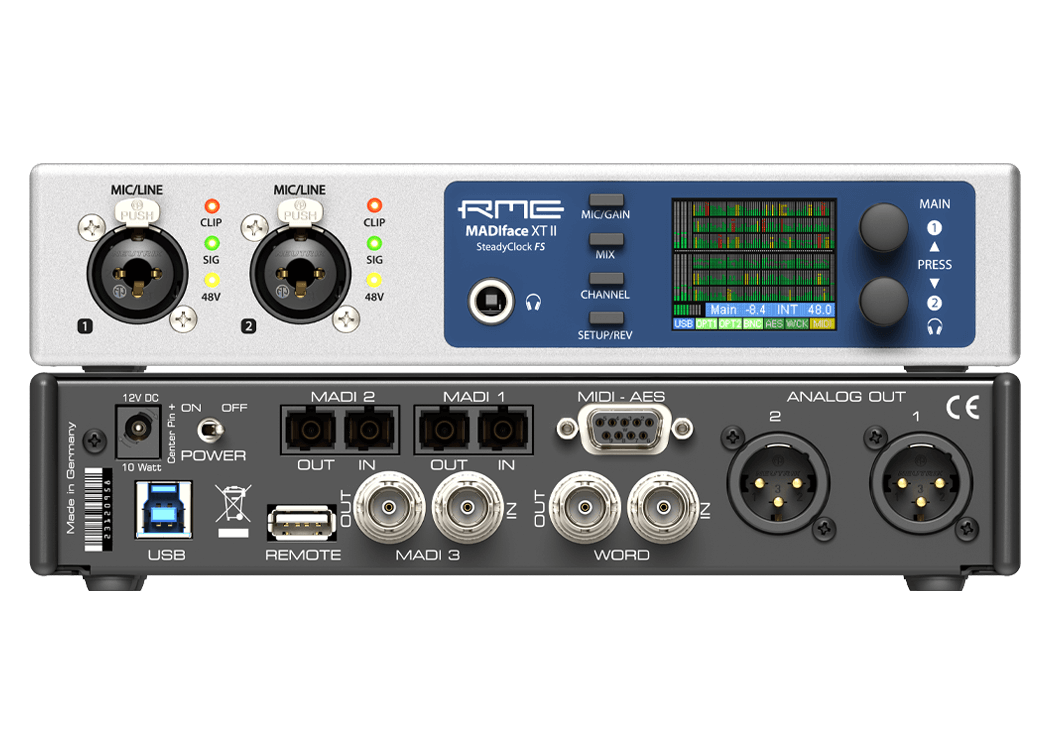 MADIface XT II 394-Channel Triple MADI USB 3.0 Audio Interface — PRO ...