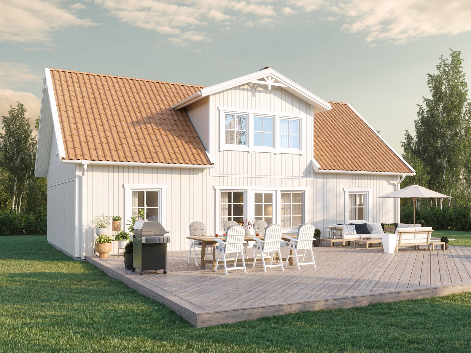 Bygga hus - Villa Nygård i skandinavisk ladhusstil — VårgårdaHus