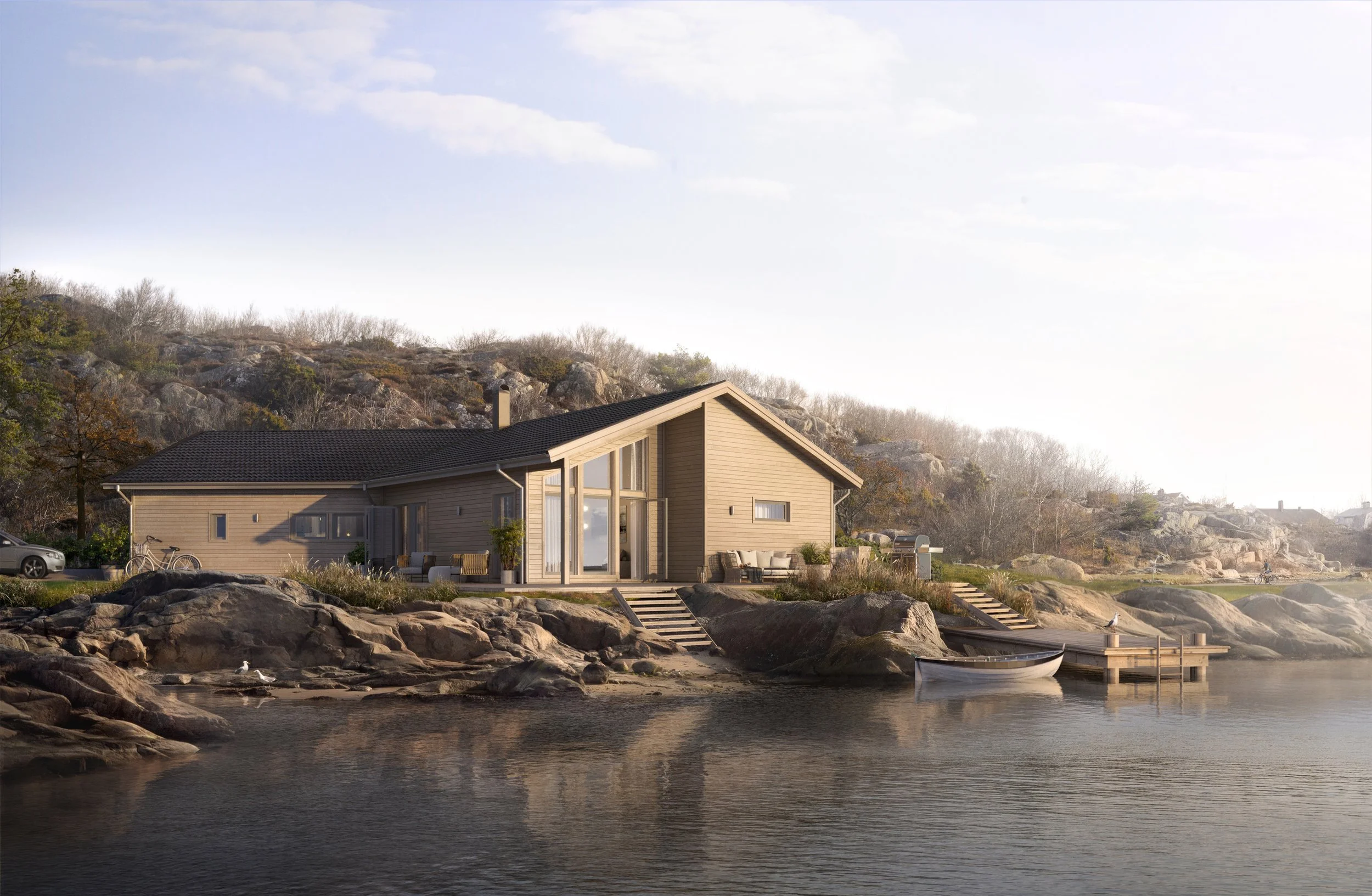 Vinkelhus från VårgårdaHus - Se våra husmodeller — VårgårdaHus