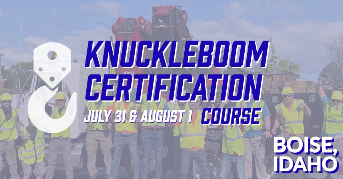NJ Crane Expert - Boise, ID NCCER Knuckleboom Certification