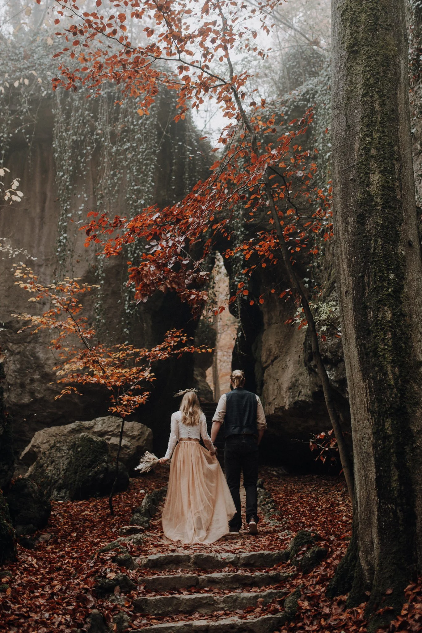 Sarah Guber Fotografie — Bianca & Sebastian / Elopement im Felsengarten ...