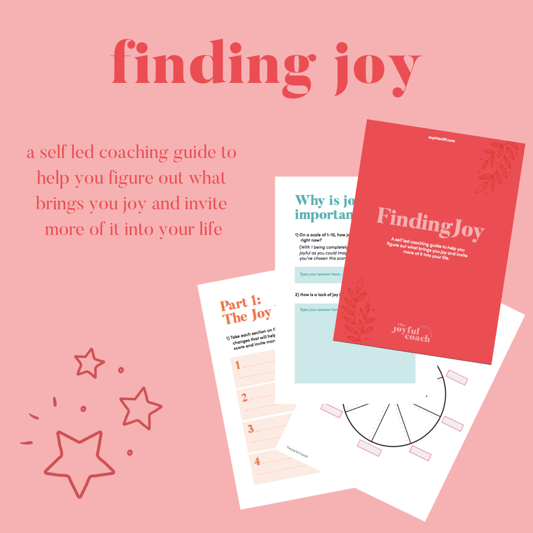 Introducing... Finding Joy — Sophie Cliff