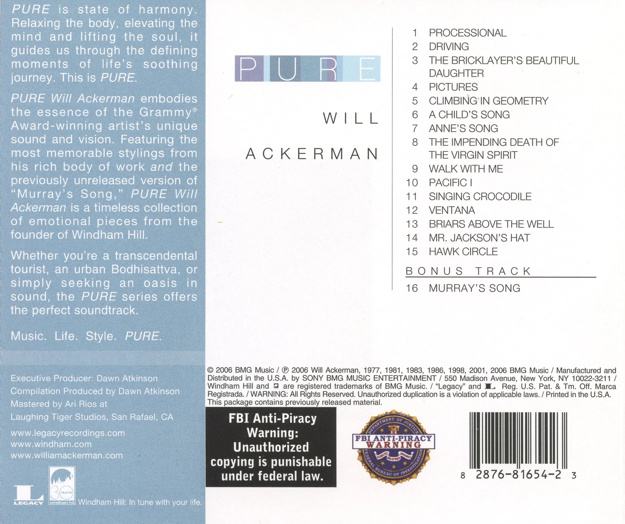 Official Shop — Will Ackerman