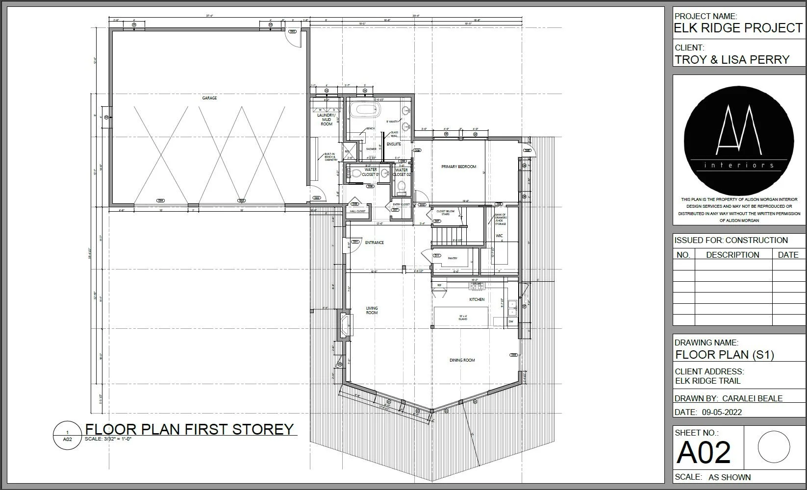 Drawing sets — AM Interior Design Services