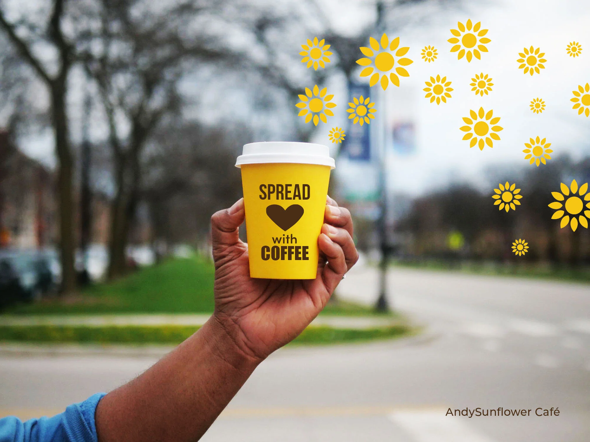 Spread Love with Coffee - Donate — AndySunflower Café