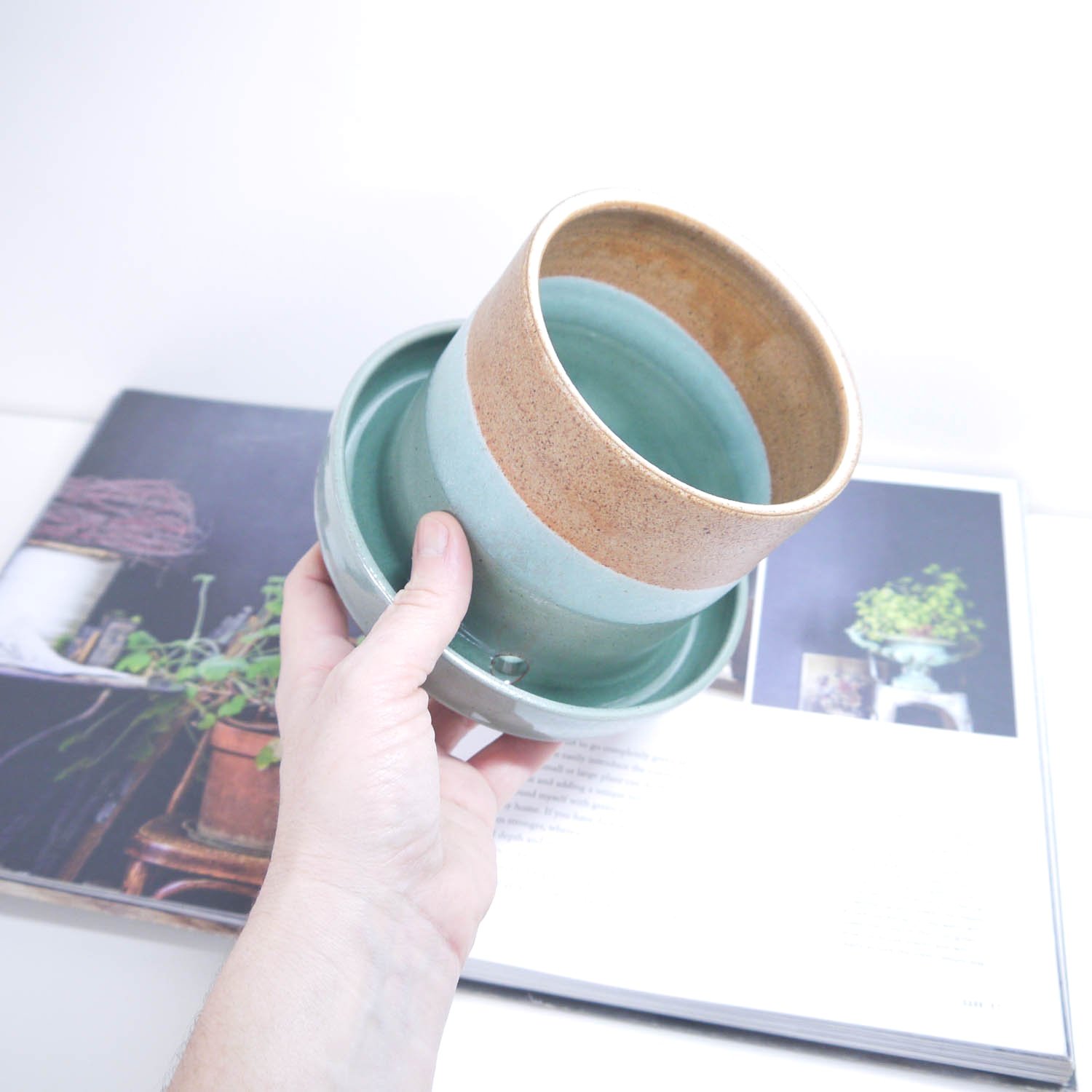 Ceramic Fitch is hand thrown ceramics on a potters wheel using 50% ...